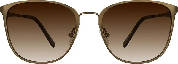 Zenni Square Glasses Flex Titanium Full Rim Frame