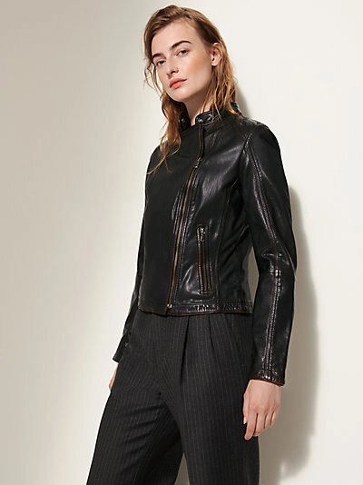 Overland Jess Leather Moto Jacket