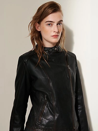 Overland Jess Leather Moto Jacket