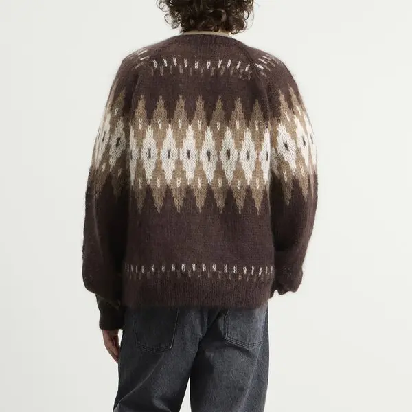 NOMARHYTHM TEXTILE Hand Knit Snowflake Sweater