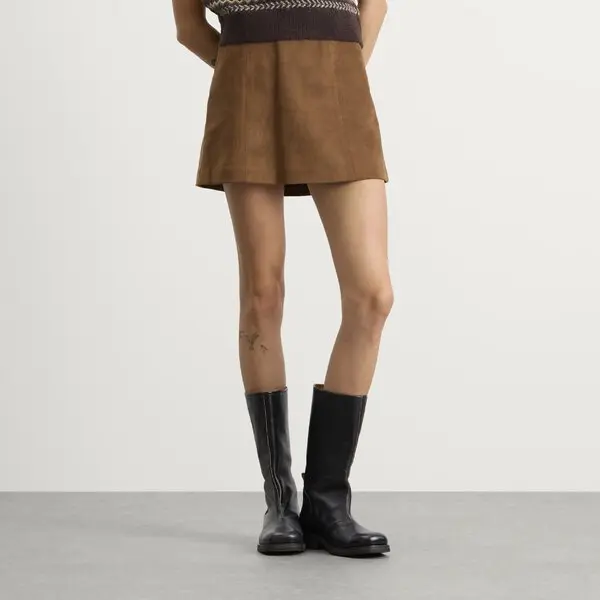 DUNST Alter-suede Mini Skirt