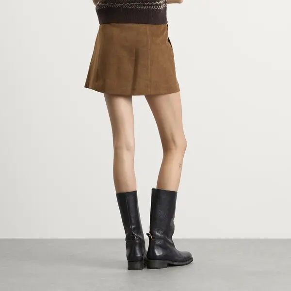 DUNST Alter-suede Mini Skirt