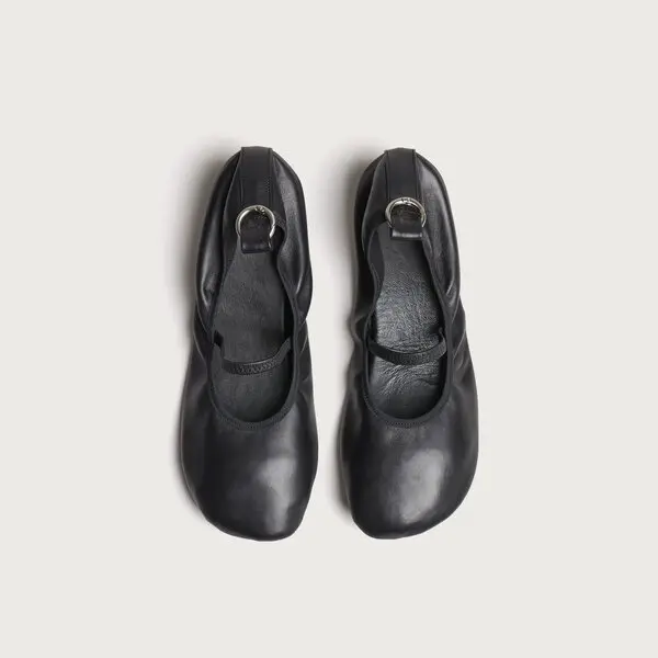 ALOHAS Naira Barefoot Leather Ballet Flats