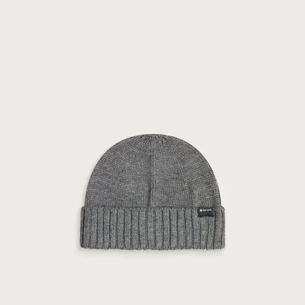 SNOW PEAK Knit Beanie - Charcoal