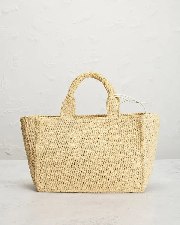 FWRD RENEW Celine Raffia Small Cabas Thais Tote Bag