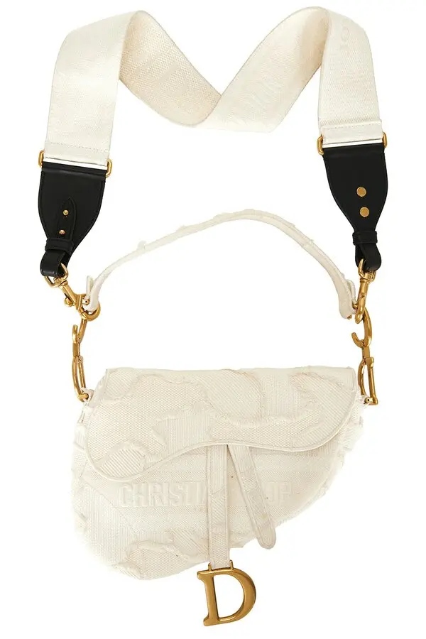 Dior Saddle Bag - White