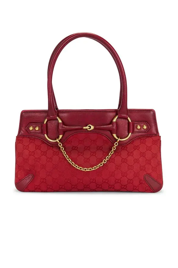Gucci Horsebit Handbag - Red