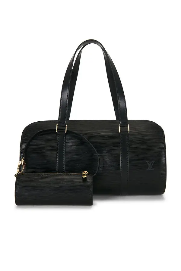 LOUIS VUITTON Epi Soufflot Handbag - Black