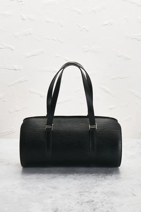 LOUIS VUITTON Epi Soufflot Handbag - Black