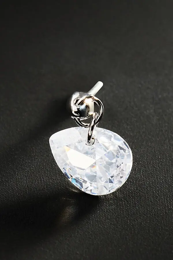 Anthropologie Demi-fe Floatg Post Earrgs - Silver