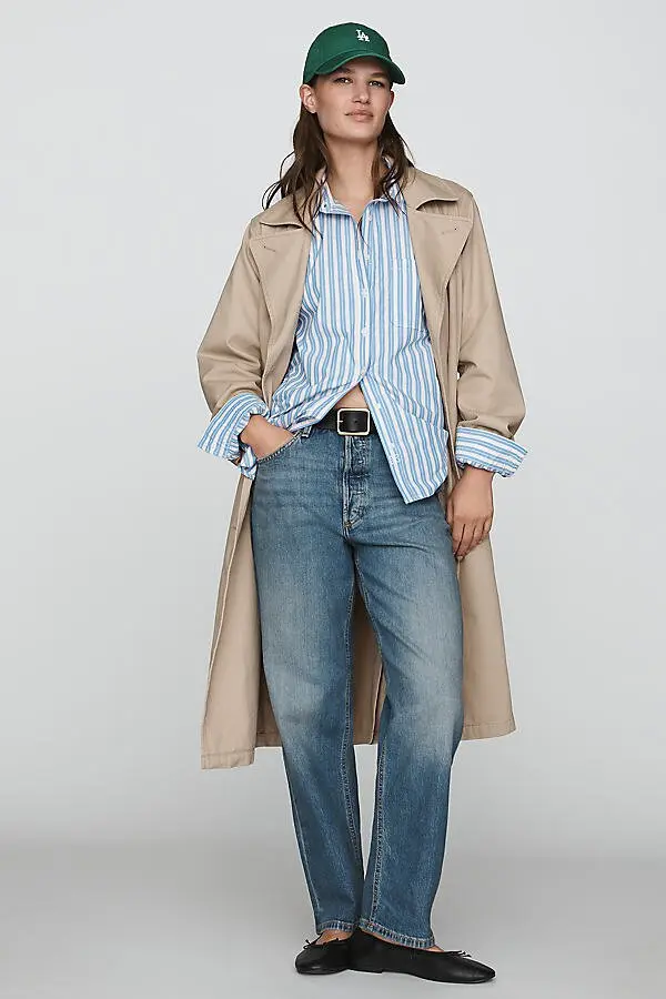 Anthropologie Lee High-rise Relaxed Straight-leg Jeans