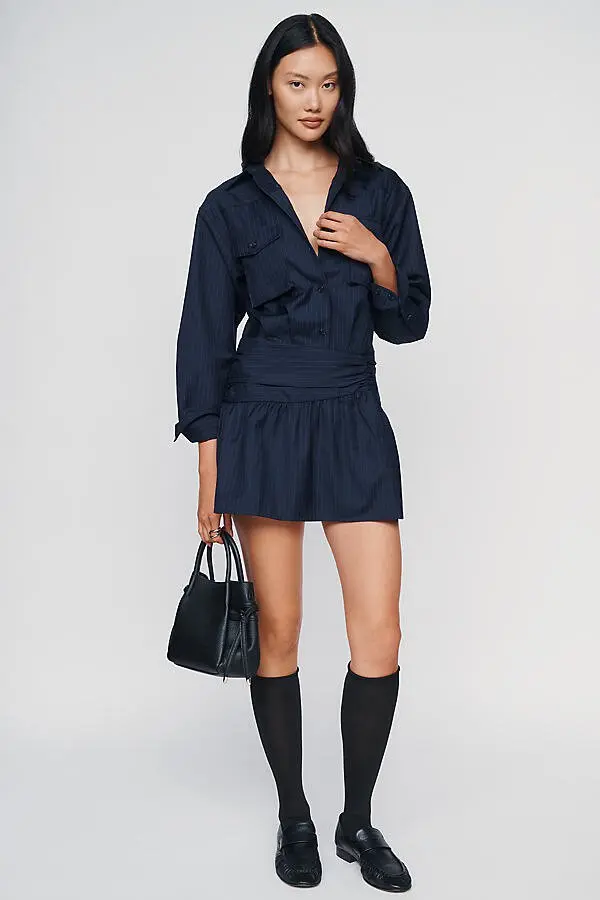 Anthropologie Ok Origals Sheer Scrunch Socks - Black