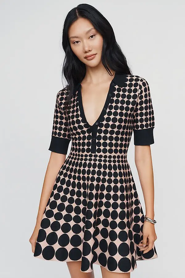 Maeve Polo Knit Mi Dress