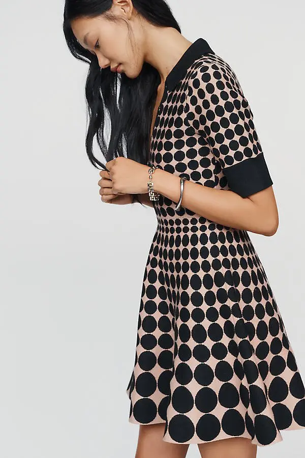 Maeve Polo Knit Mi Dress