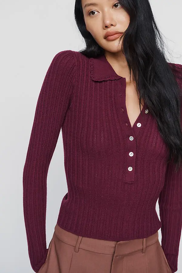 525 Tabitha Sweater - Plum