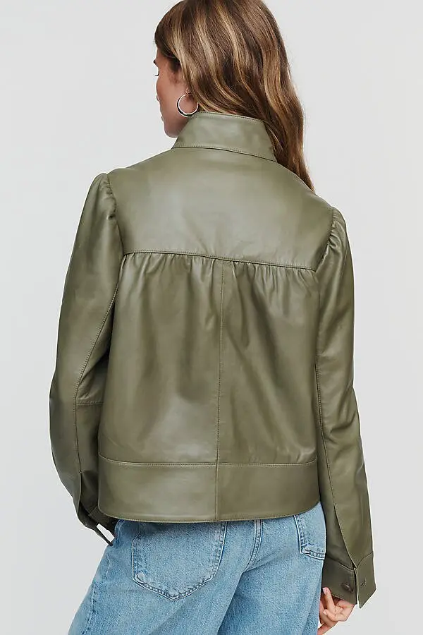 Anthropologie Leather Swg Jacket