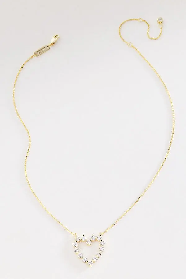 Melinda Maria She's An Icon Ba Heart Necklace