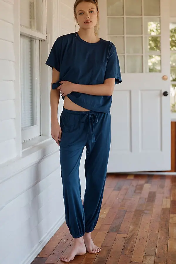 Eberjey Cotton Aloe Short Sleeve Tee