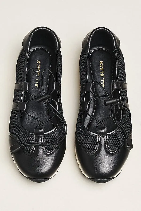 ALL BLACK Ghillie Mesh Sneakers