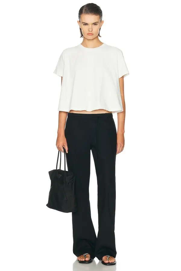 AGOLDE Marina T-shirt - White Ash