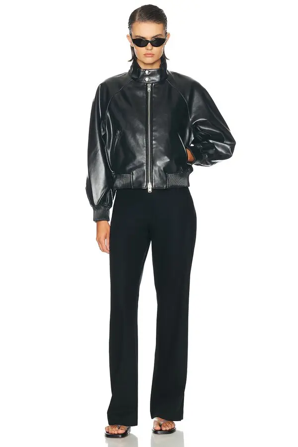 AGOLDE Nova Bomber Jacket - Black