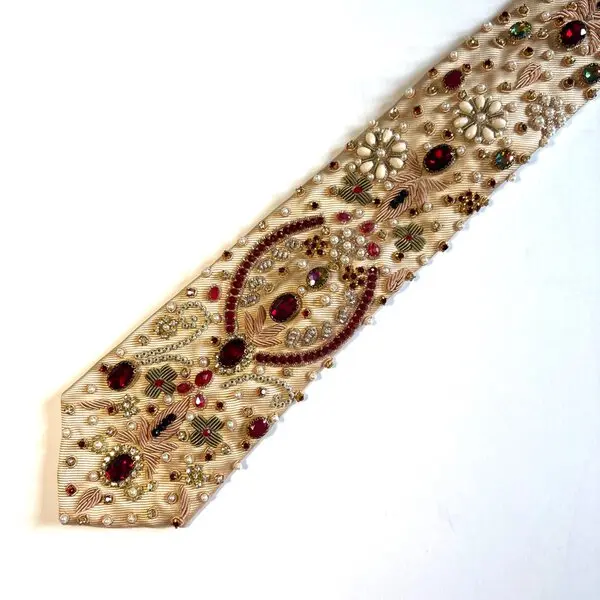ZARS LONDON Zari Luxe Neck Tie - Gold