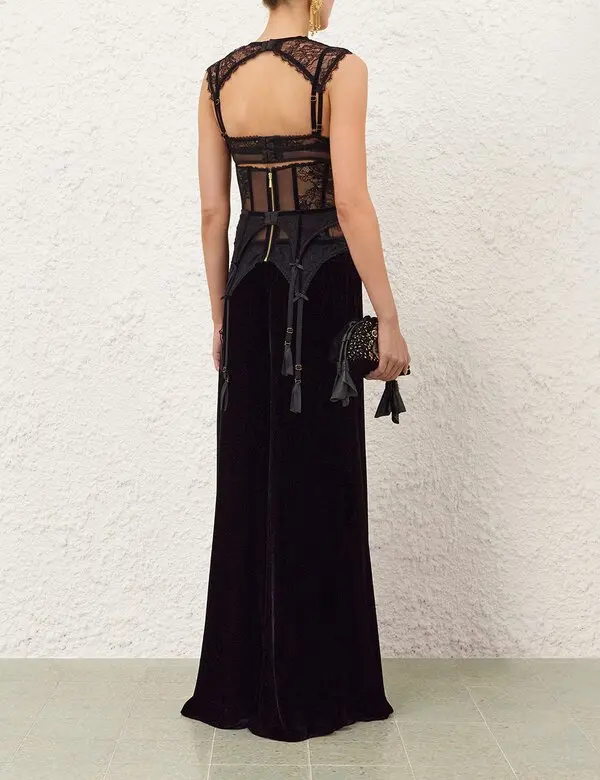 Zimmermann Ascent Velvet Relaxed Pant