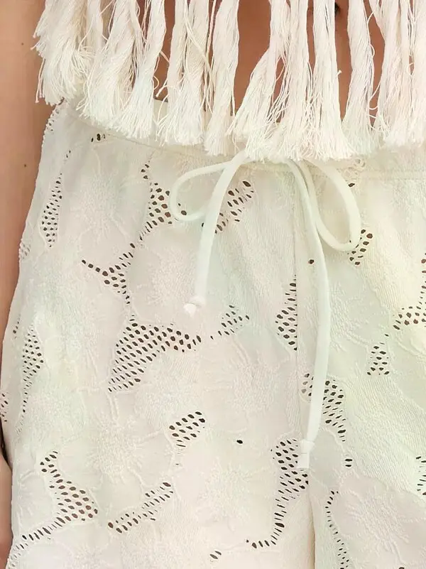 Rip Curl Oasis Floral-lace Drawstring Shorts