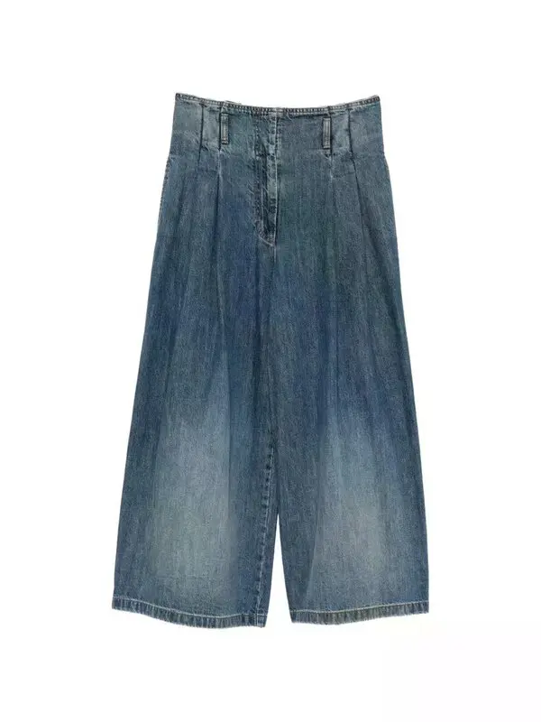 JUUN.J Pleated Wide-leg Jeans