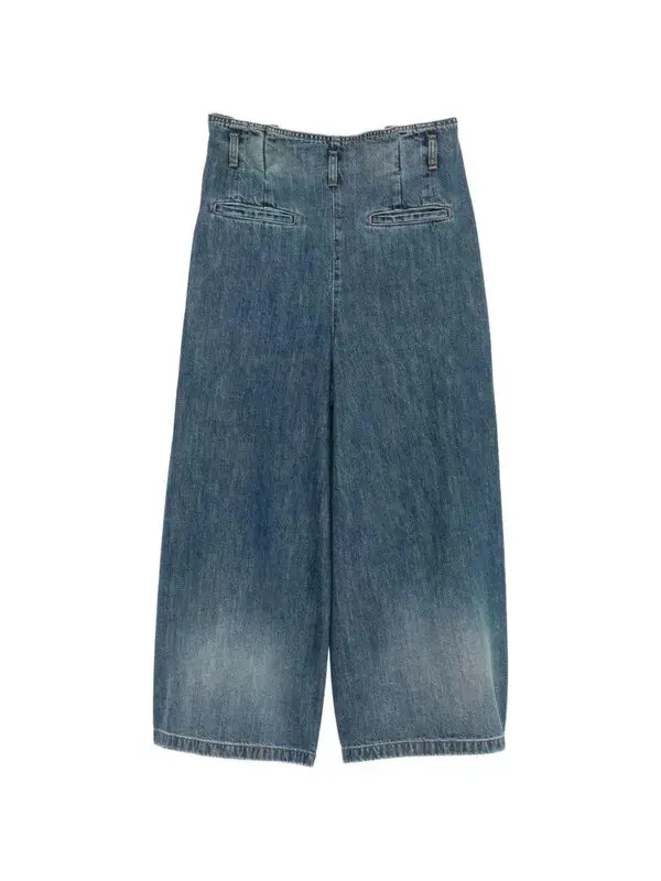 JUUN.J Pleated Wide-leg Jeans