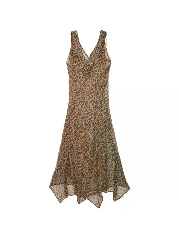 MOTHER The Hanky Midi Dress - Brown