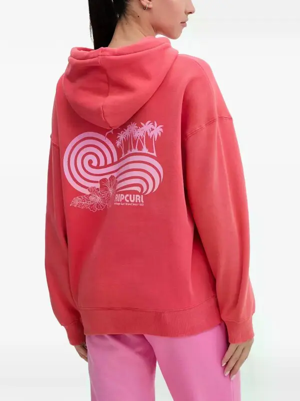 Rip Curl Ocean Break Heritage Graphic-print Drawstring Hoodie