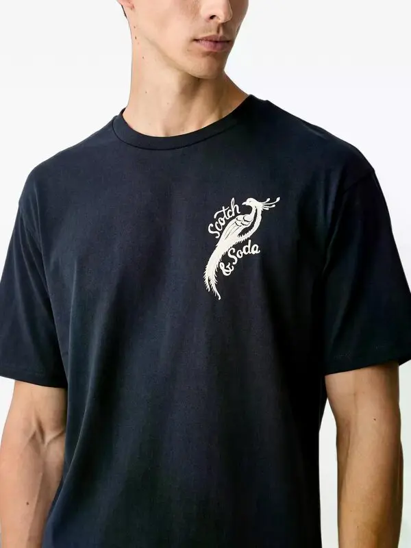 Scotch & Soda X Royal Delft Graphic-print T-shirt