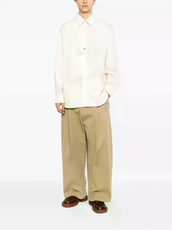 Jacquemus Poodle-print Long-sleeve Shirt