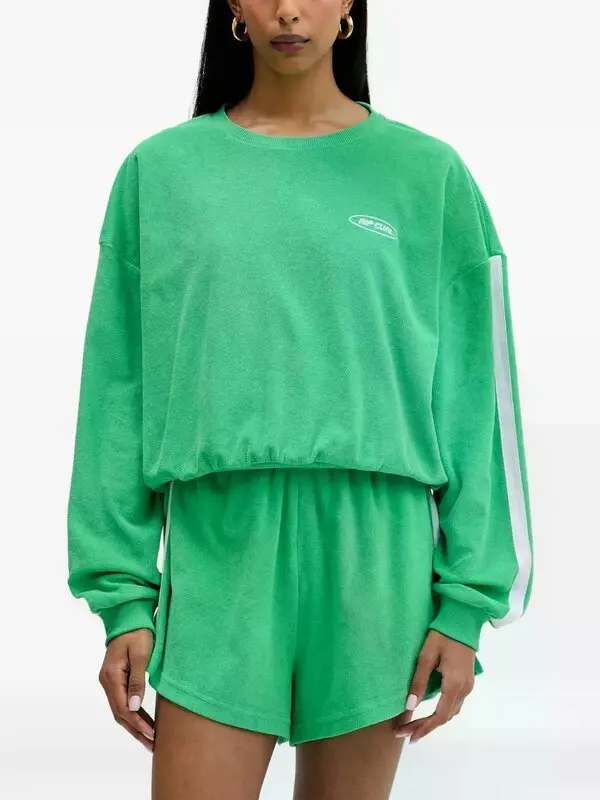Rip Curl High Tide Logo-embroidered Side-stripe Sweatshirt