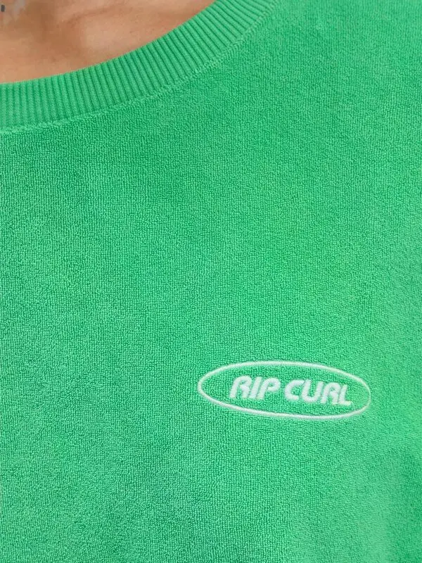 Rip Curl High Tide Logo-embroidered Side-stripe Sweatshirt