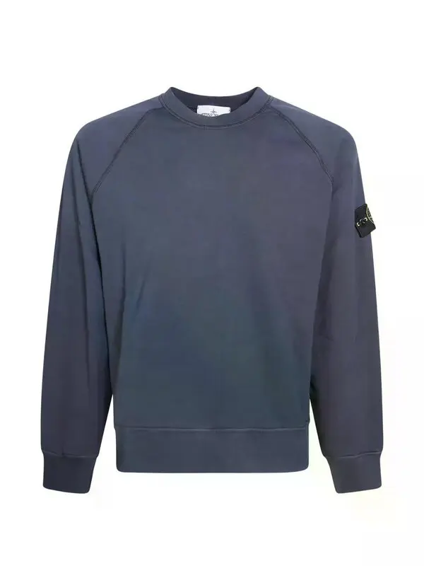 Stone Island Logo-patch Raglan-sleeve Sweatshirt