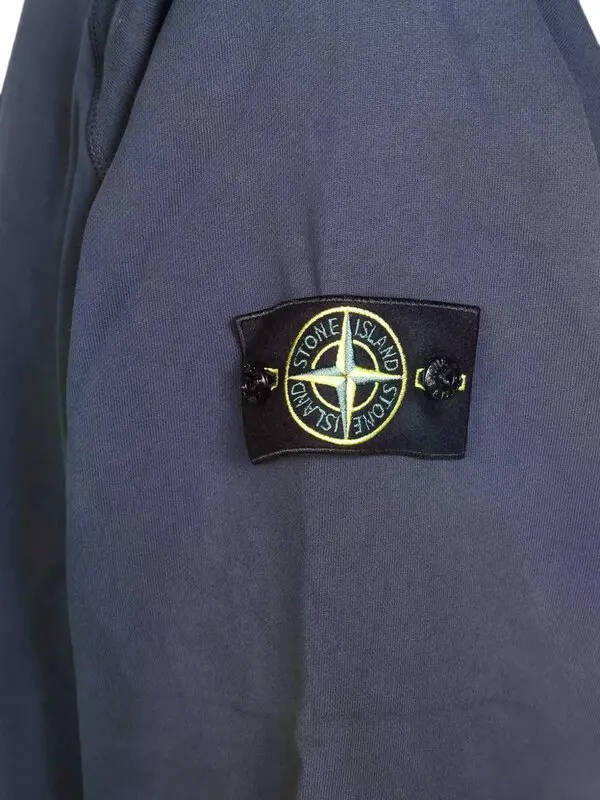 Stone Island Logo-patch Raglan-sleeve Sweatshirt