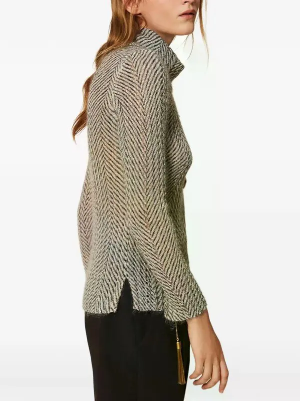 TWINSET Turtleneck Jumper With Print