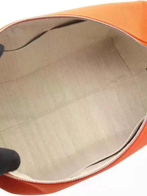 Hermès 2000-2015 Large Toile Bride A Brac Case Vanity Bag
