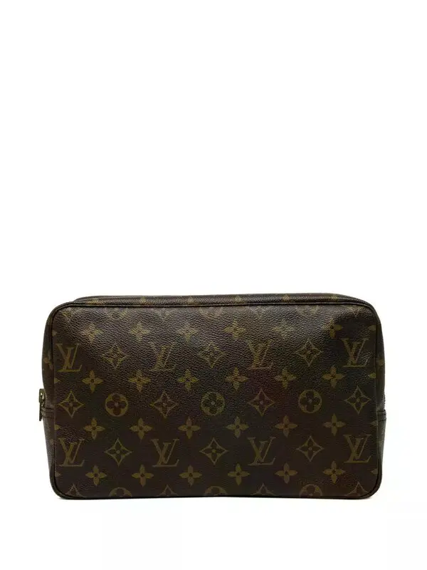 LOUIS VUITTON 1980-2010 Monogram Trousse Toilette 28 Clutch Bag