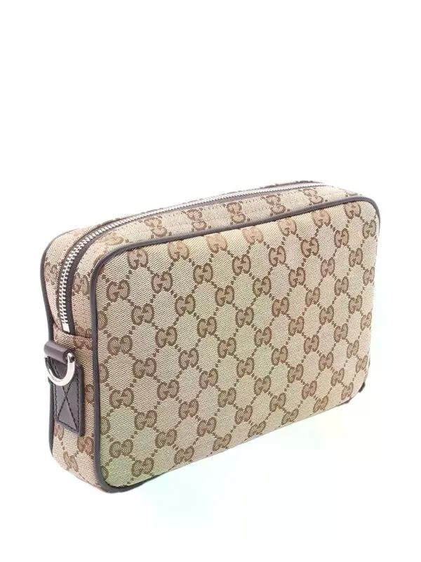 Gucci 2000-2015 Gg Canvas Web Crossbody Bag