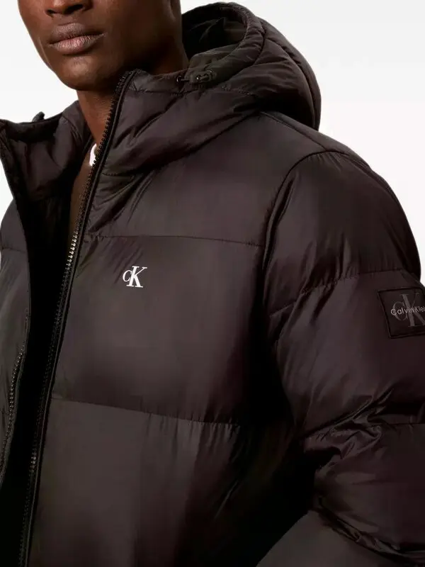 Calvin Klein Long Hooded Padded Jacket