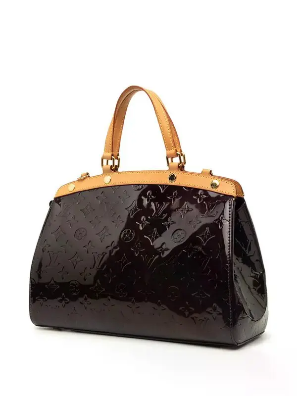 LOUIS VUITTON Monogram Vernis Brea Mm Satchel - Purple