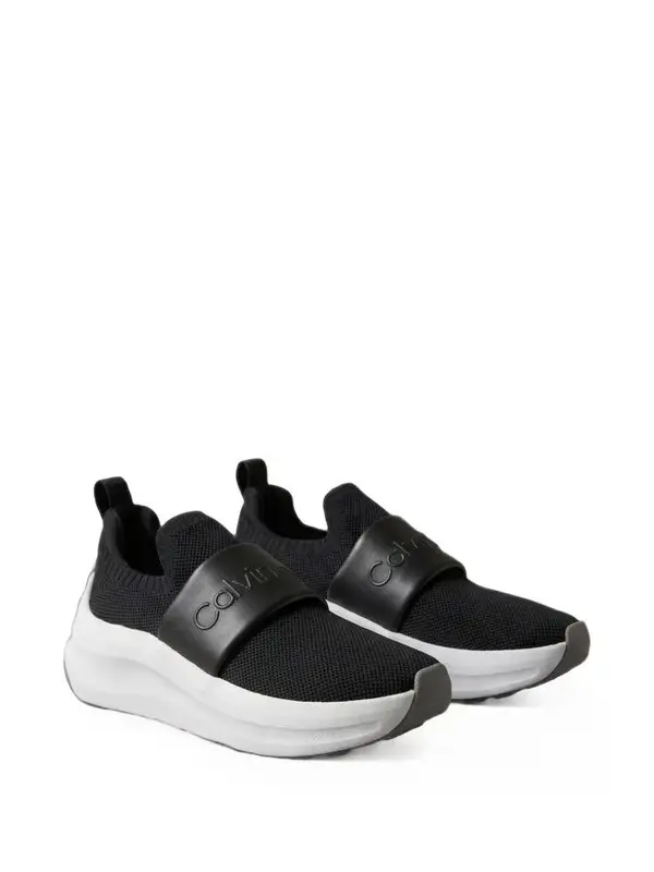 Calvin Klein Volumax Logo-strap Knit Sneakers