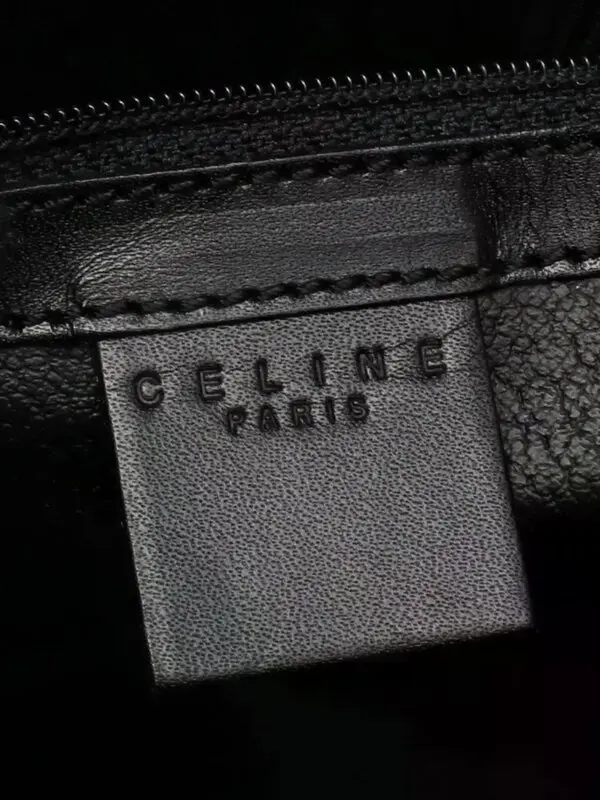 Celine 1980-2000 Macadam Coated Canvas Crossbody Bag