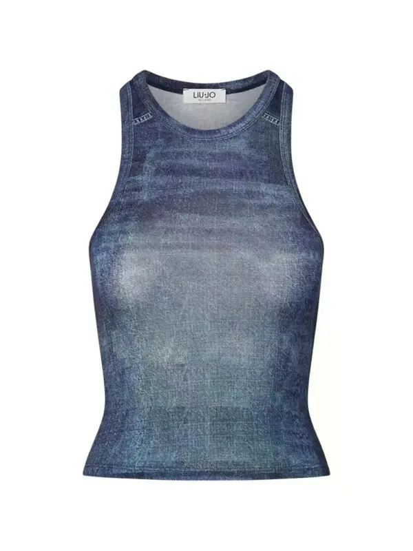 Liu Jo Denim-finish Top