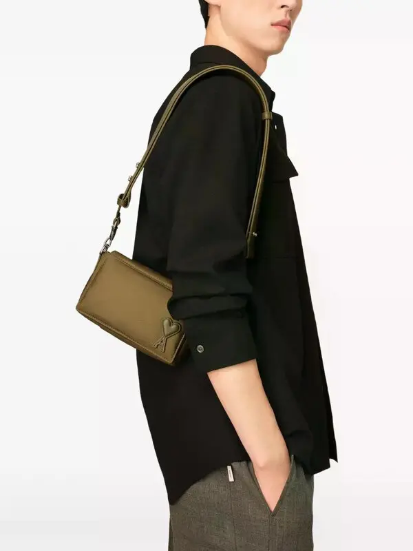 AMI Paris Nylon Marcel Lunch Box Bag