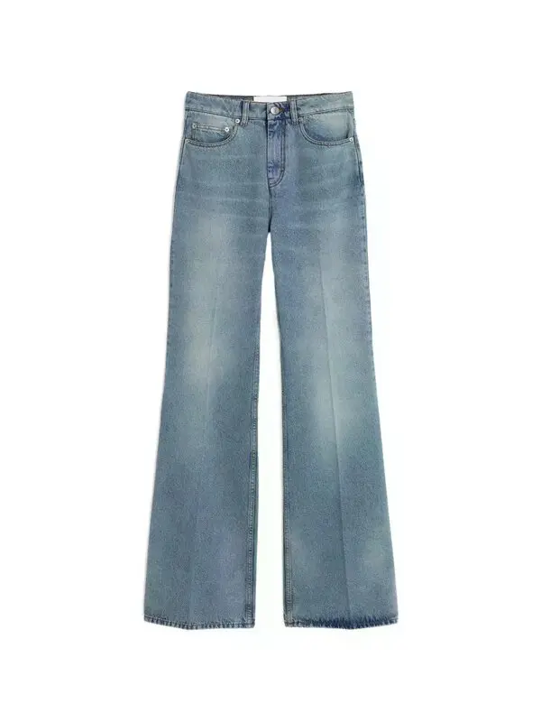AMI Paris Flare-fit Cotton Jeans