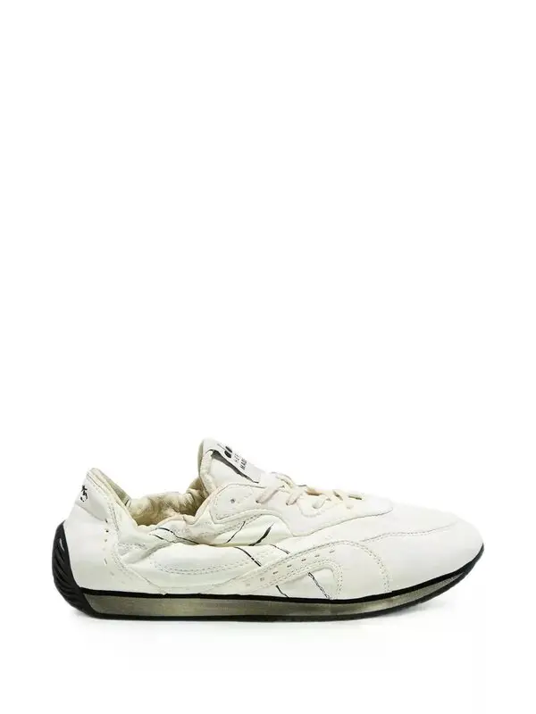 DIADORA Equipe Revenge Etoile Distressed-effect Panelled Sneakers - Neutrals